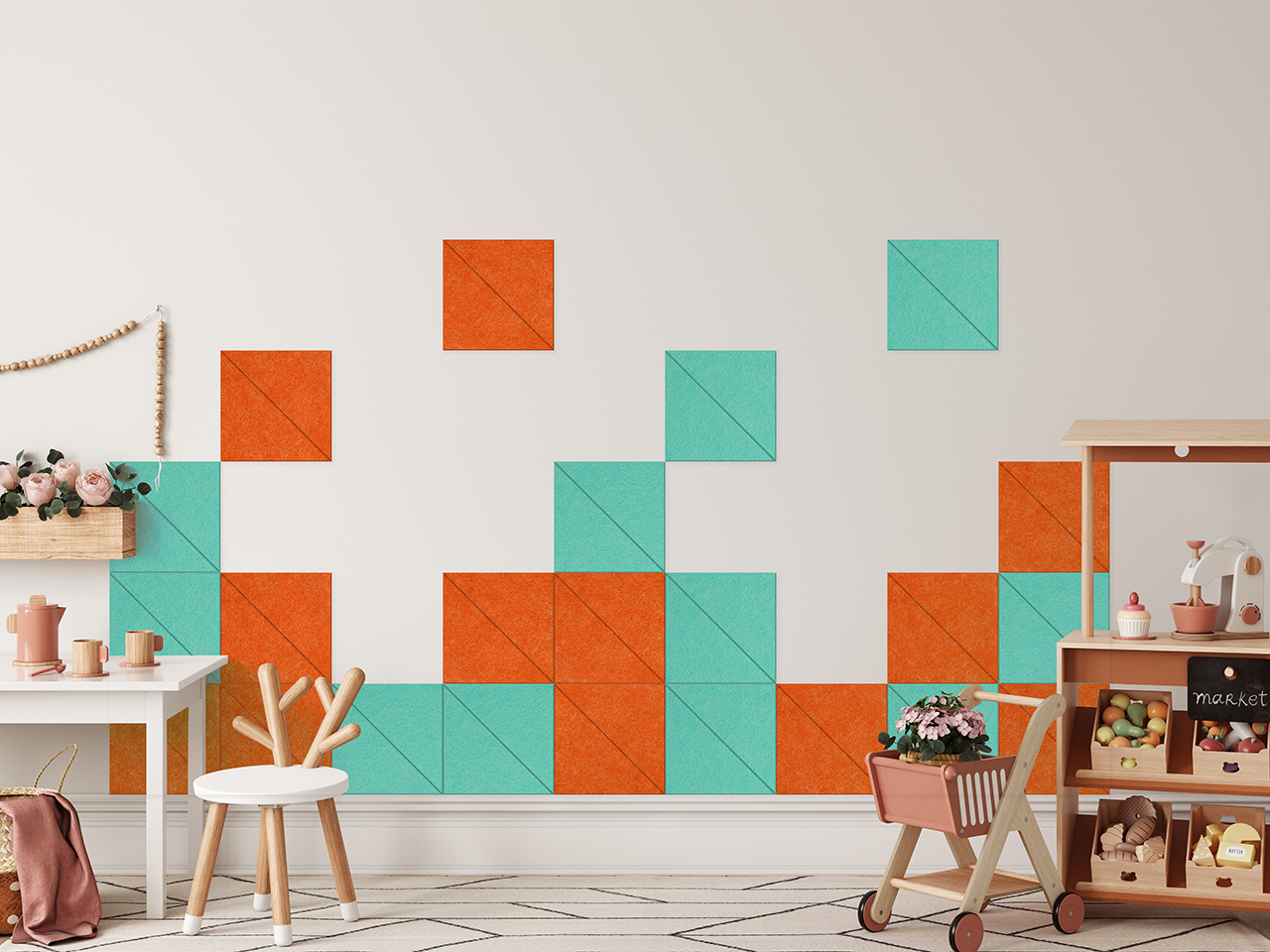 Fading Pixels Wall Panels – Lubad